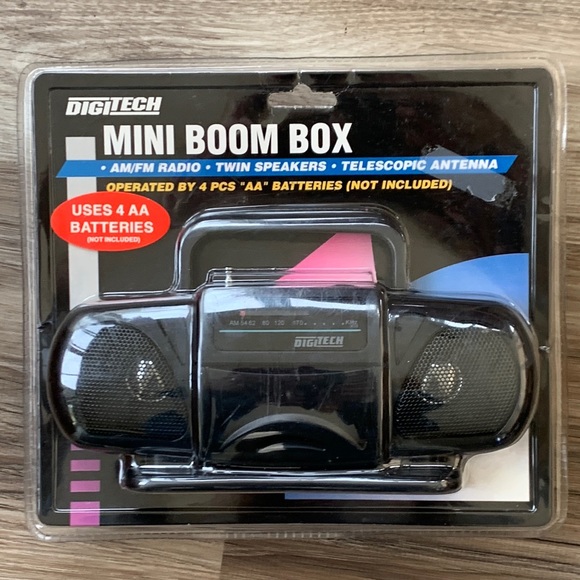 Portable Audio & Video | Vintage Digitech Mini Boom Box Amfm Radio Twin ...